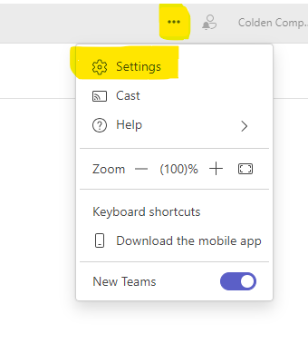 New Microsoft Teams Interface - Colden Company Inc.